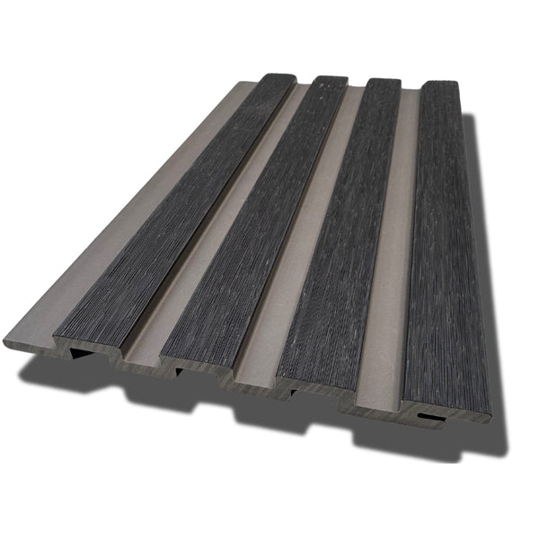 Slimline Composite Cladding - Black Two Tone – AusDecking